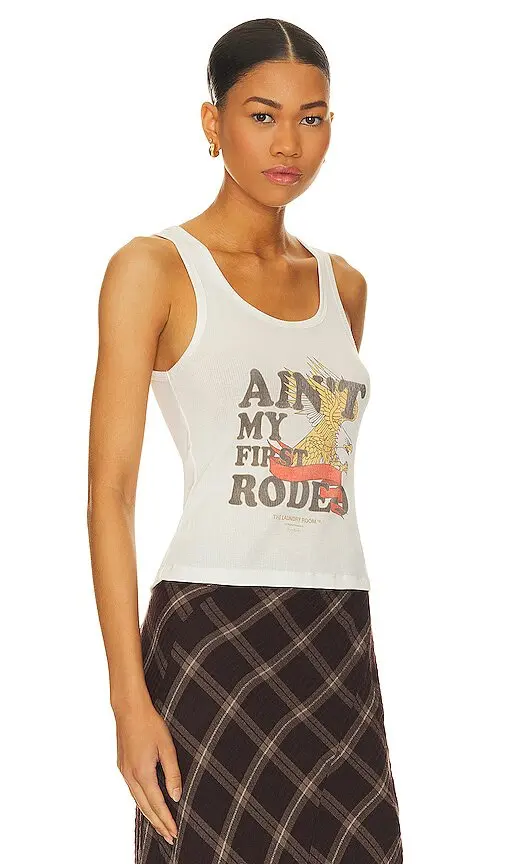 THE LAUNDRY ROOM Rodeo Queen Rib Tank