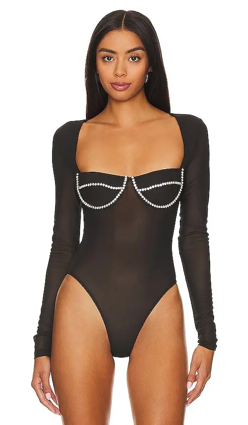 Bardot Carter Diamante Bodysuit