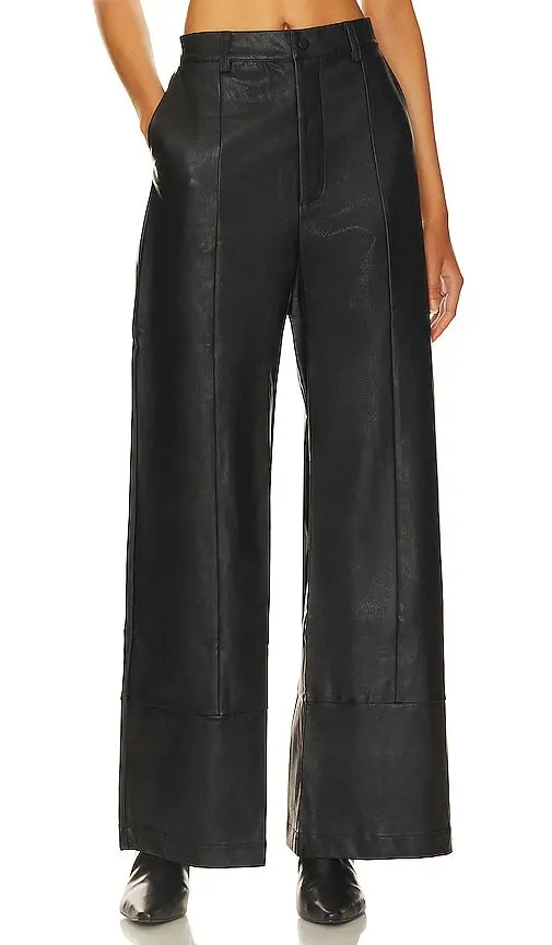 Bardot Marlowe Wide Leg Pant - Black