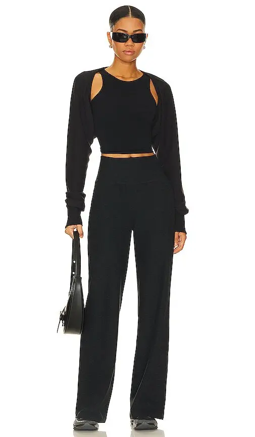Beyond Yoga Easy Cropped Wide Leg Pant