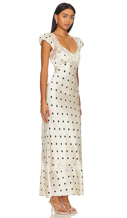 Free People Butterfly Babe Midi Dress - Tea Combo