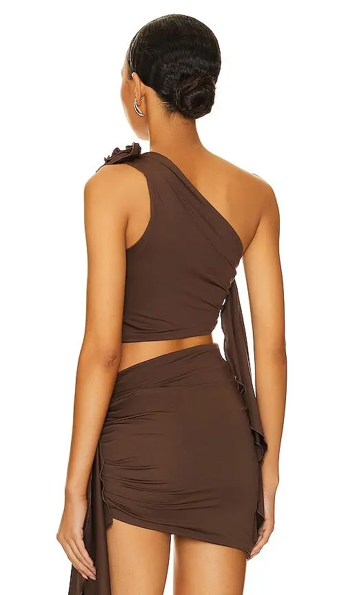 LOVERS AND FRIENDS Cordelia Top - Chocolate Brown