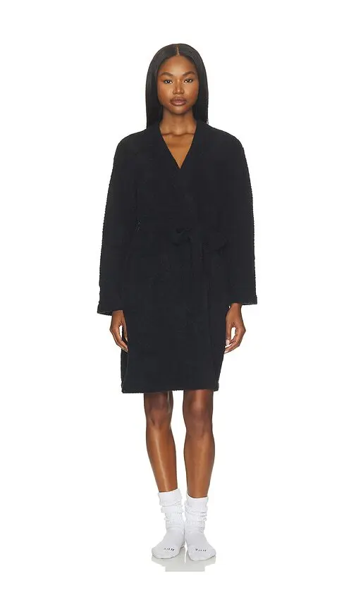 Barefoot Dreams Cozychic Solid Robe - Black