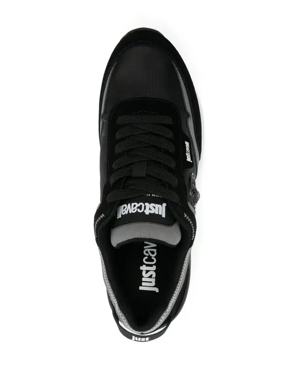 Just Cavalli Logo-patch Panelled Sneakers