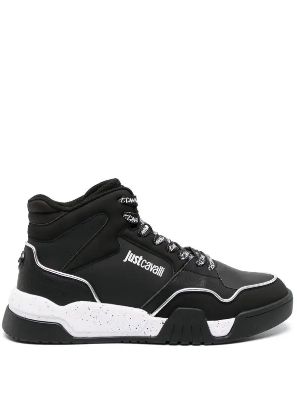 Just Cavalli Panelled Lace-up Sneakers