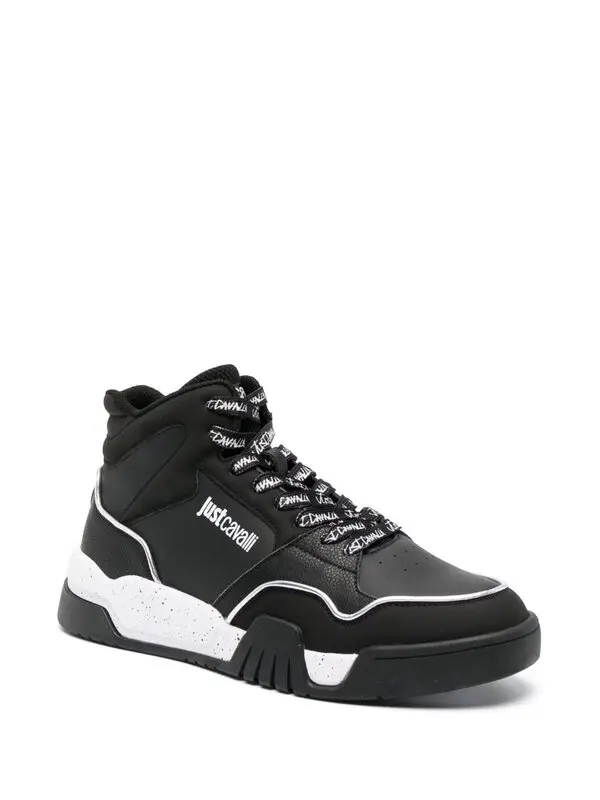 Just Cavalli Panelled Lace-up Sneakers