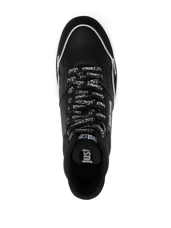 Just Cavalli Panelled Lace-up Sneakers