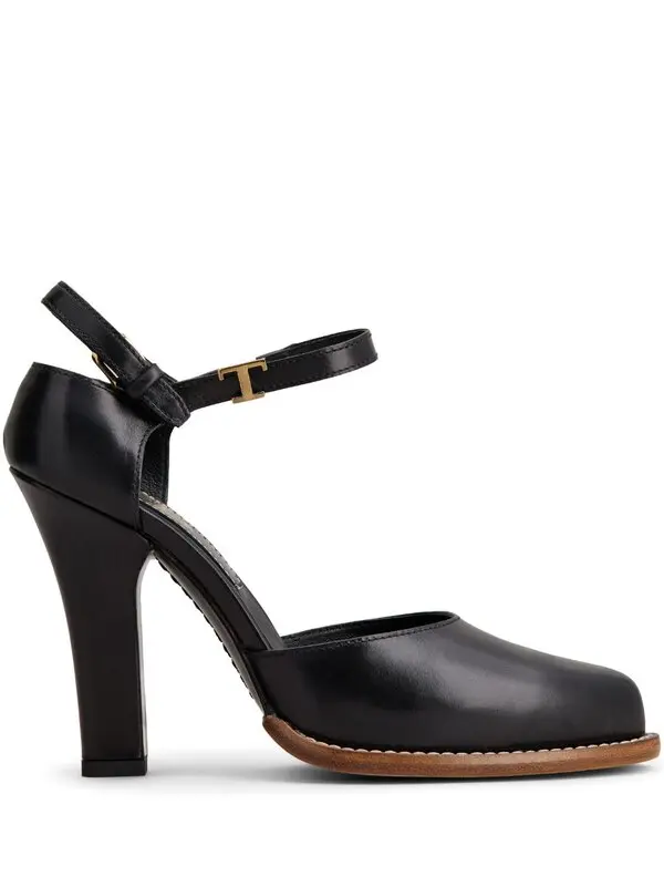 TOD'S Logo-plaque Leather Pumps