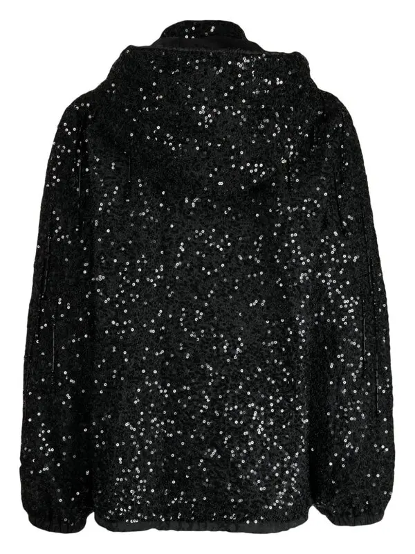 Dice Kayek Sequin-embellished Bomber Jacket