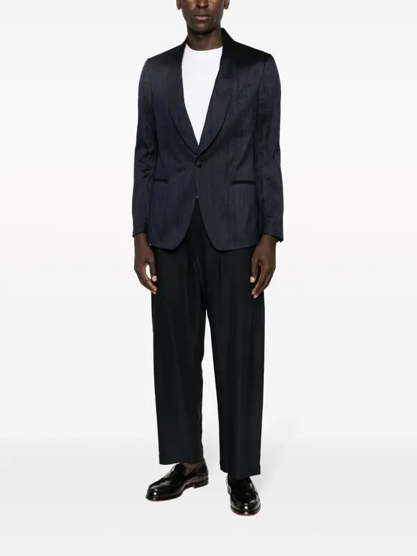 LARDINI Single-breasted Silk Blazer