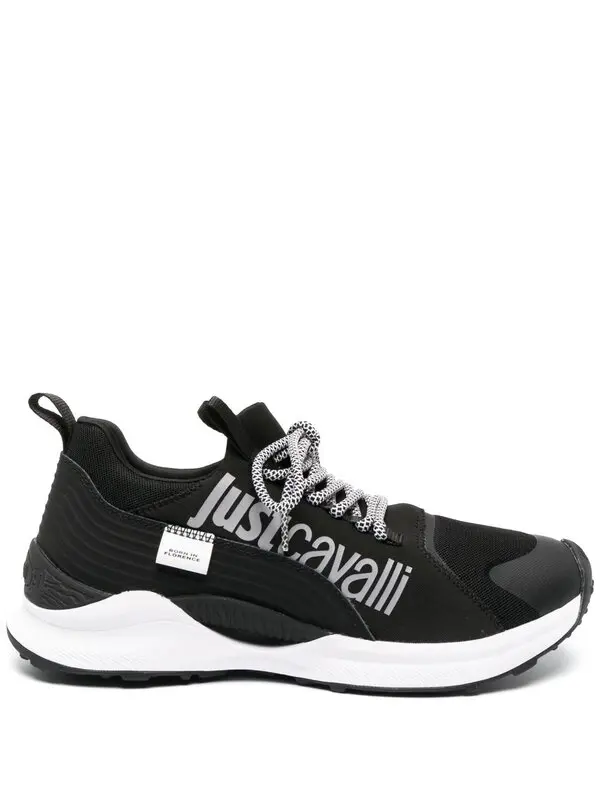 Just Cavalli Logo Sneakers - Black