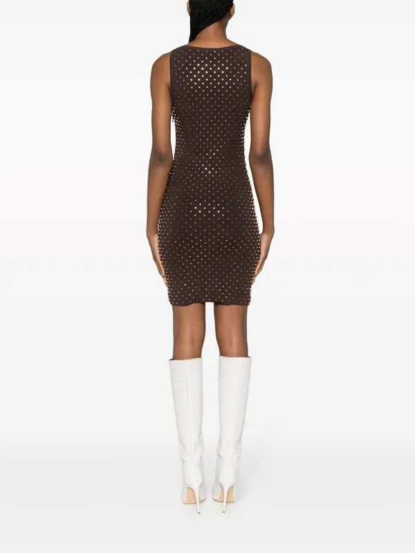 Michael Kors Stud-embellished Sleeveless Minidress