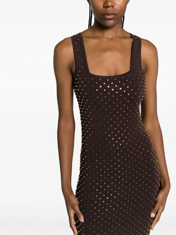 Michael Kors Stud-embellished Sleeveless Minidress