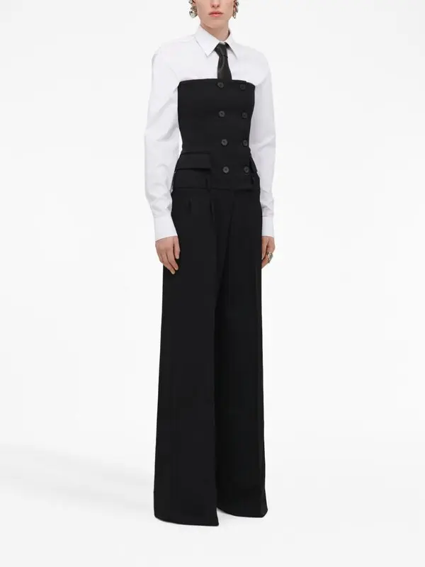 Alexander McQueen Strapless Tailored Jumpsuit