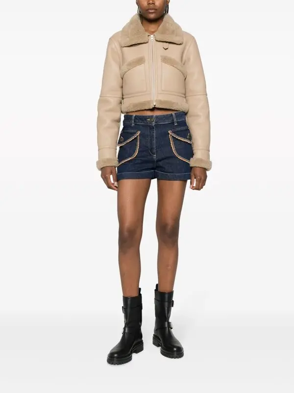 Moschino Passementerie Denim Shorts
