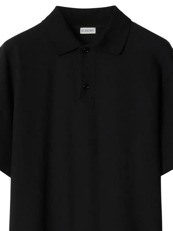 Burberry Piqué-weave Cotton Polo Shirt