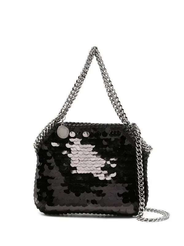 Stella McCartney Mini Falabella Sequin-embellished Bag
