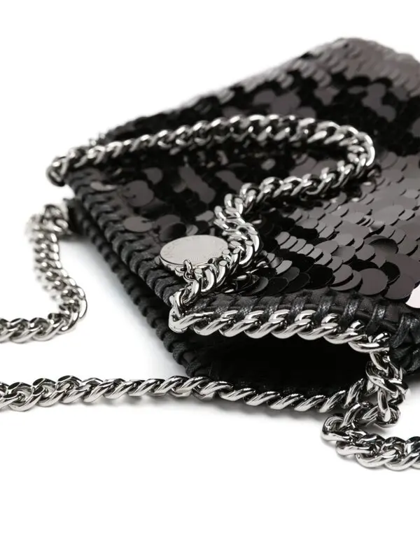 Stella McCartney Mini Falabella Sequin-embellished Bag