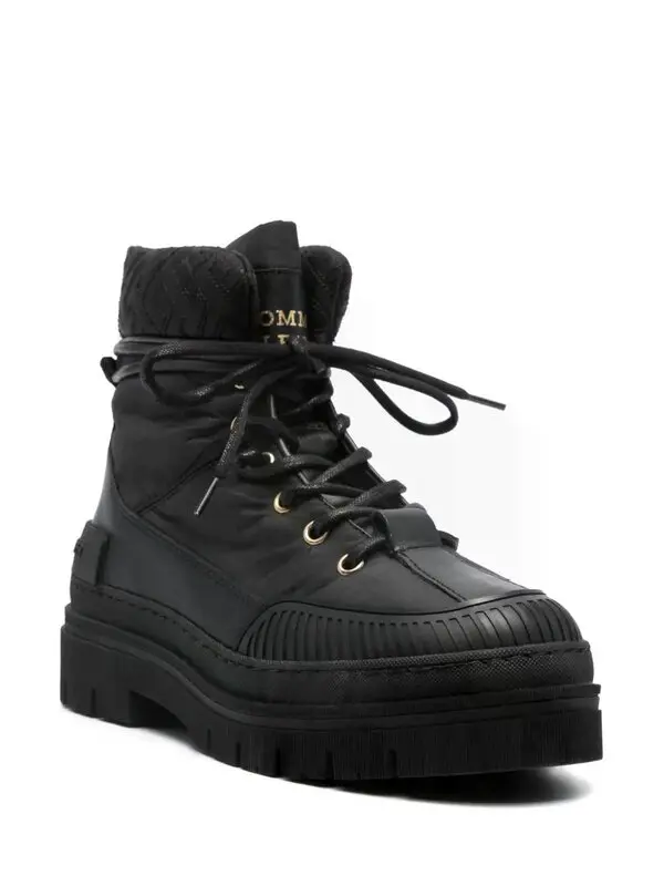 Tommy Hilfiger Quilted Panelled Ankle Boots