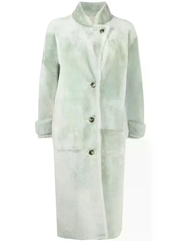 YVES SALOMON Button-up Mid-length Coat