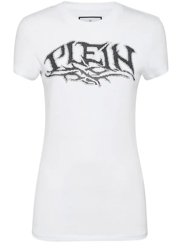 Philipp Plein Logo-embellished T-shirt - White