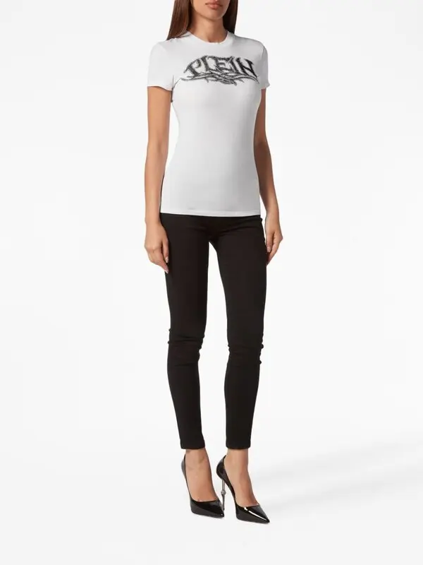 Philipp Plein Logo-embellished T-shirt - White