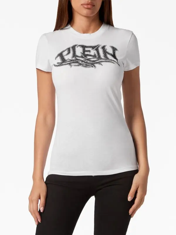 Philipp Plein Logo-embellished T-shirt - White