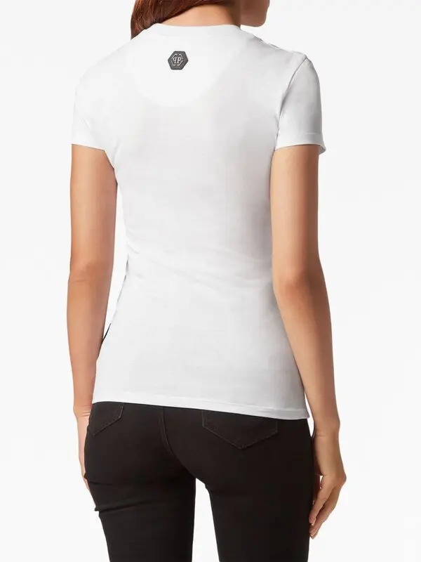 Philipp Plein Logo-embellished T-shirt - White
