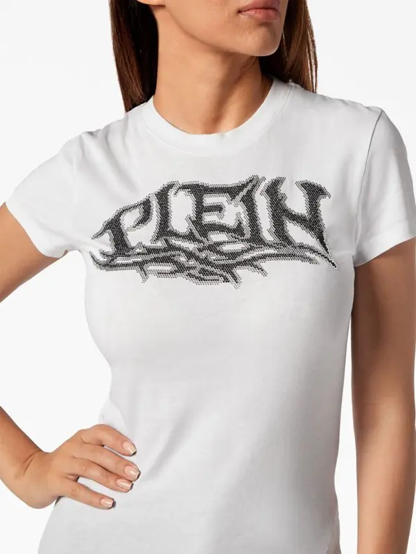 Philipp Plein Logo-embellished T-shirt - White