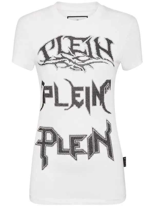 Philipp Plein Logo-embellished T-shirt - White
