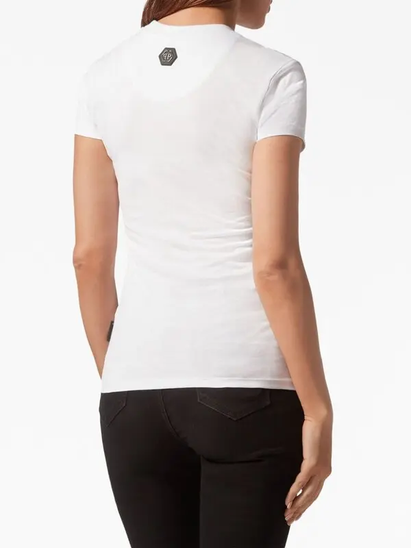 Philipp Plein Logo-embellished T-shirt - White