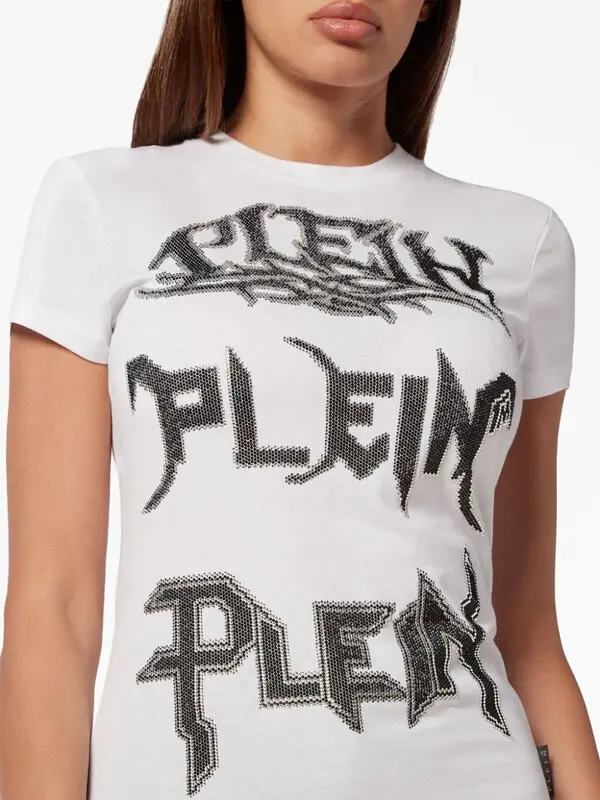 Philipp Plein Logo-embellished T-shirt - White