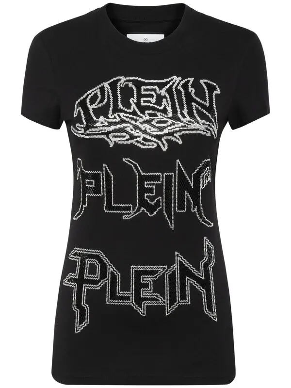 Philipp Plein Logo-embellished T-shirt - Black