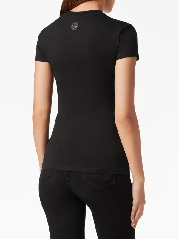 Philipp Plein Logo-embellished T-shirt - Black
