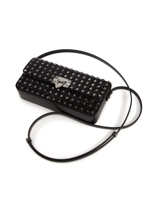Valentino Garavani Rockstud 23 Embroidered Shoulder Bag