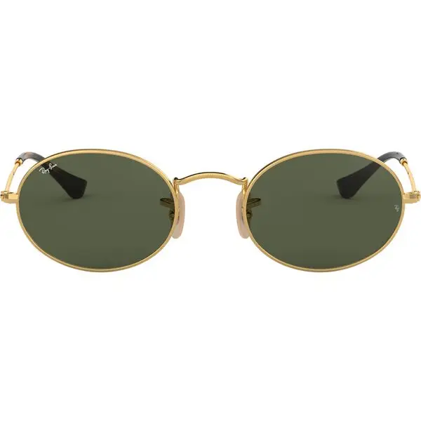 Ray-ban Oval Sunglasses - Gold Green