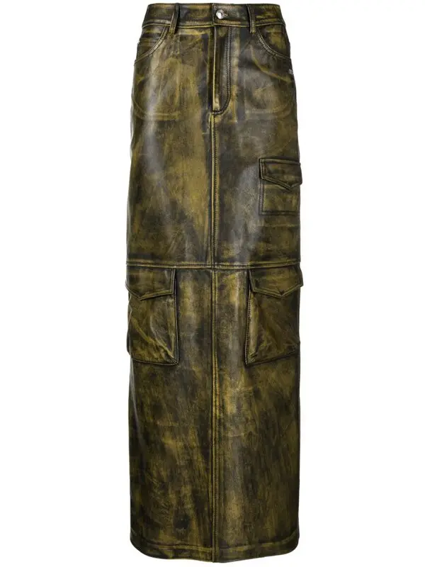 Gcds Biker Cargo Maxi Skirt