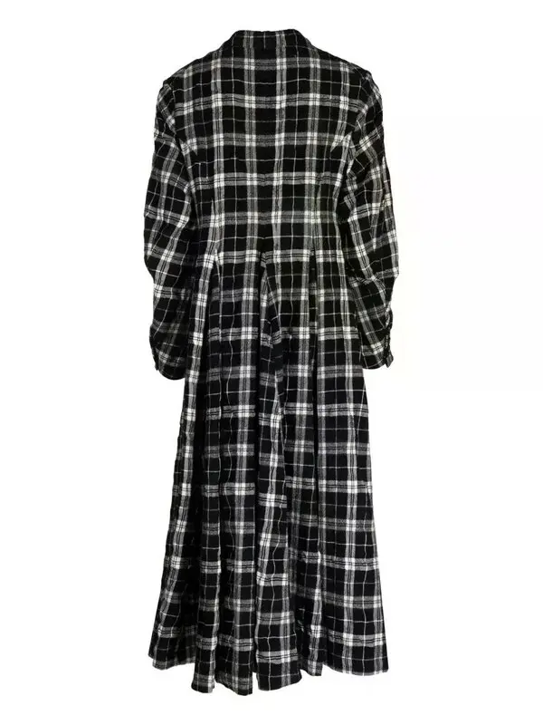 COMME DES GARÇONS TAO Check-print Long Coat