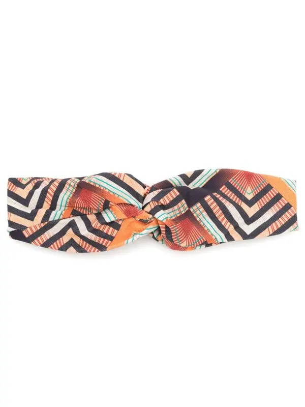 LYGIA & NANNY Bethânia Geometric-print Headband - Multicolour