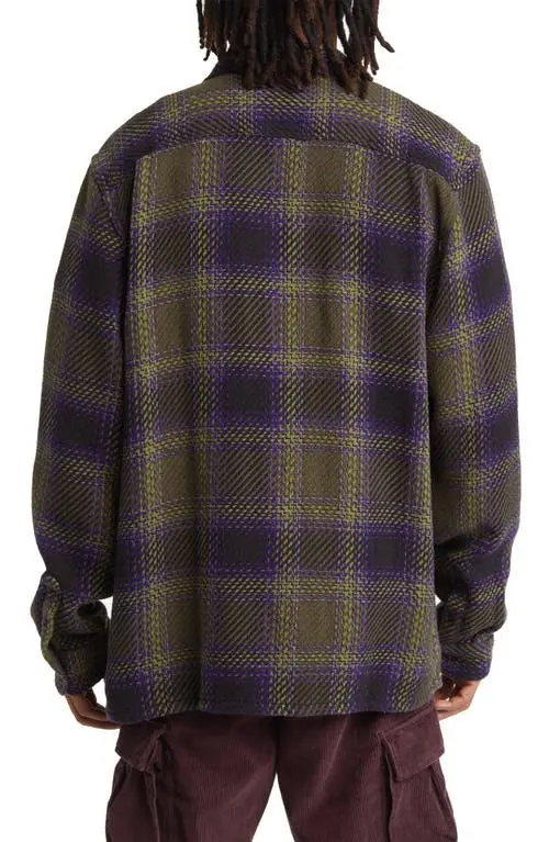 VANS Saviano Plaid Button-up Overshirt