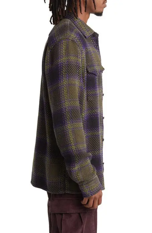 VANS Saviano Plaid Button-up Overshirt