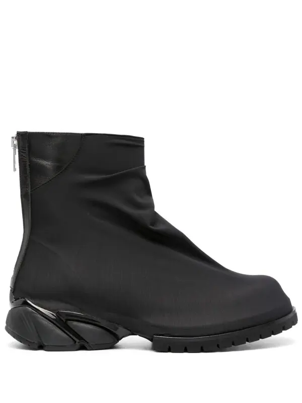 424 Panelled Zip-up Ankle Boots