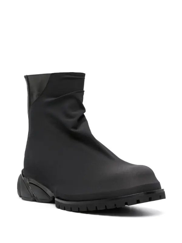 424 Panelled Zip-up Ankle Boots