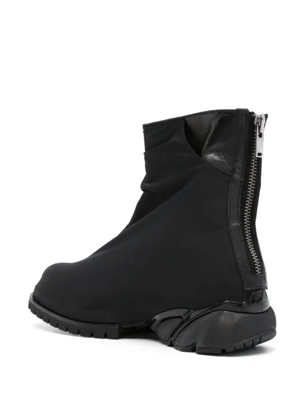 424 Panelled Zip-up Ankle Boots