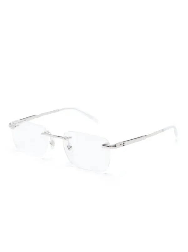 Montblanc Rimless Rectangle-frame Glasses