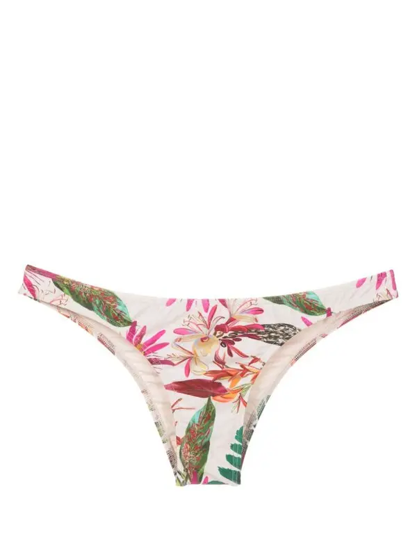LYGIA & NANNY Poipu Floral-print Bikini Bottoms - Multicolour