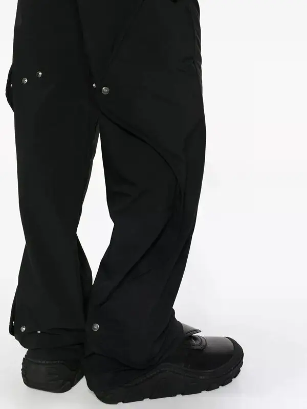 HELIOT EMIL Mid-rise Stud-detailed Trousers