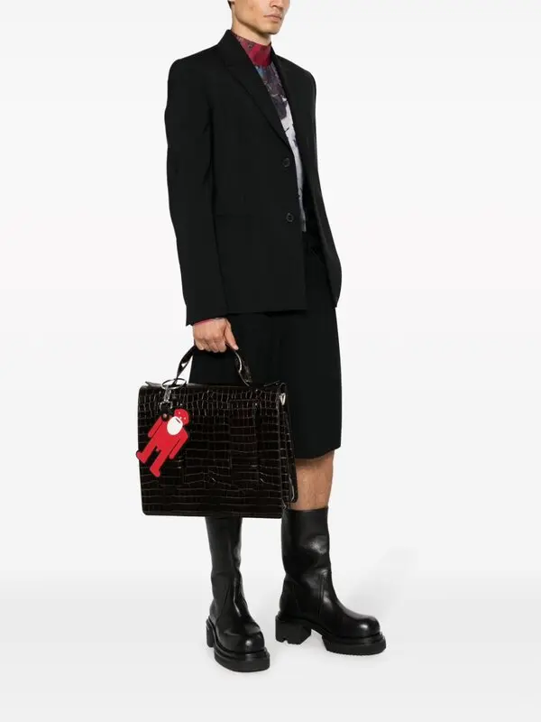 WALTER VAN BEIRENDONCK Maxi Crocodile Leather Bag