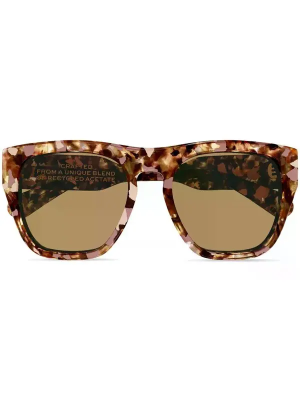 Chloé Gayia Square-frame Sunglasses - Brown