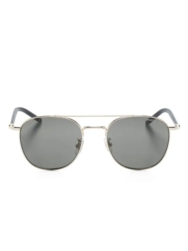 Montblanc Square Frame Sunglasses - Gold